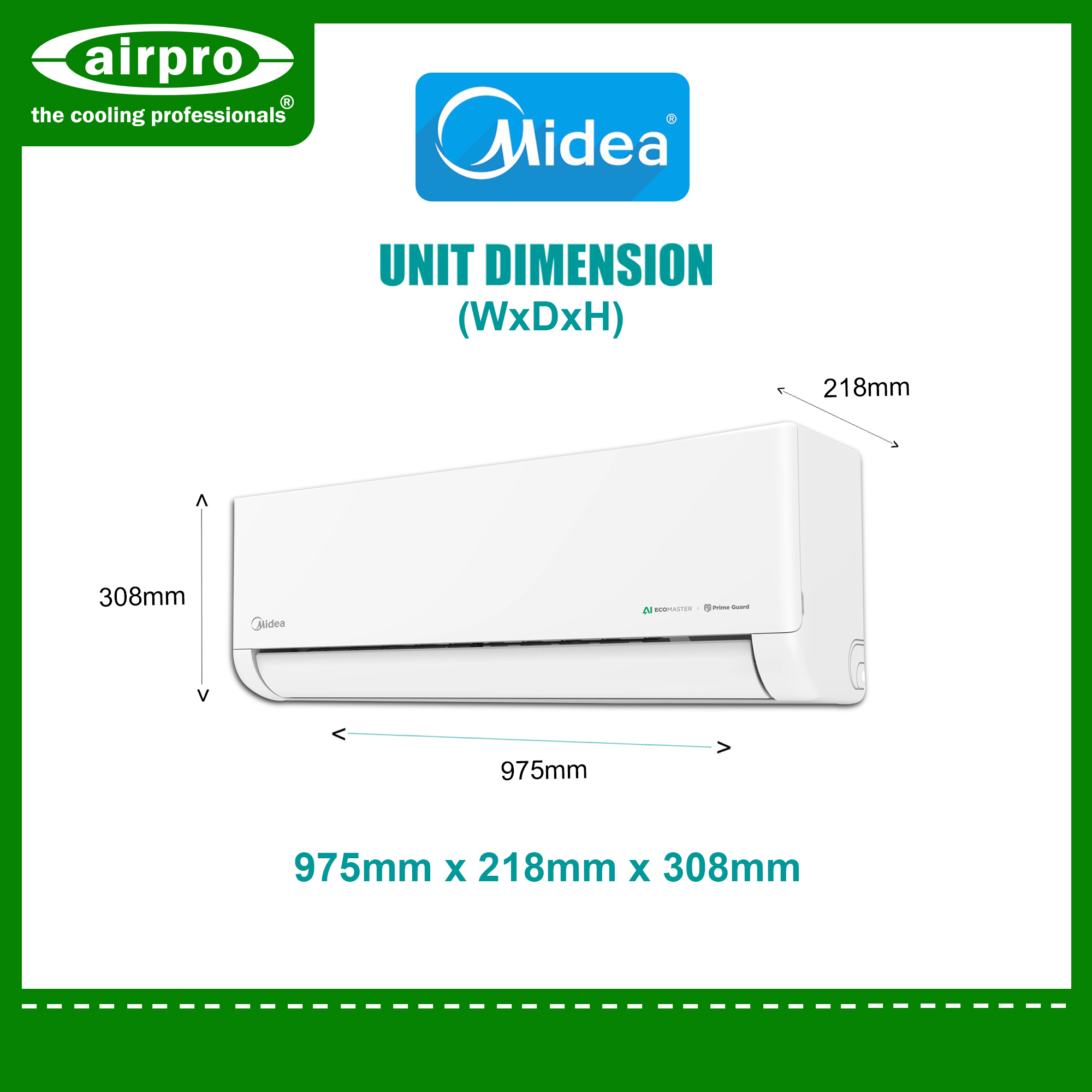 Midea Celest Full DC Inverter Split-Type Air-Conditioner - 2.0 HP | Air ...