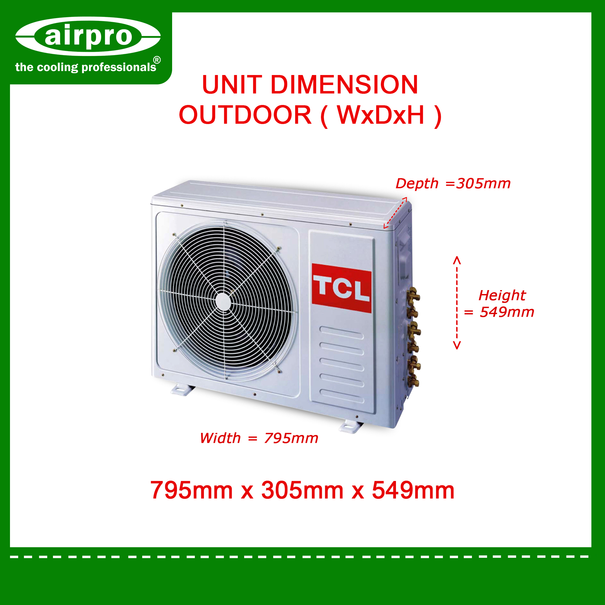 2.0HP COOLPRO UV CONNECT SERIES SPLIT TYPE INVERTER TAC-19CSD/MEI2 ...